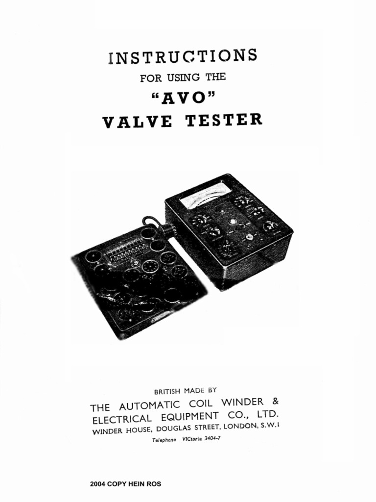 Valve Tester | PDF