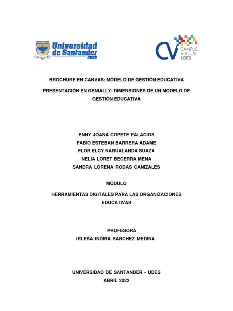 ENTREGABLE 2 Herramientas Digitales UDES | PDF | Crecimiento personal y profesional