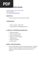 CURRICULUM Patricia (1) ATUALIZADO2022 | PDF | Carreira e Crescimento