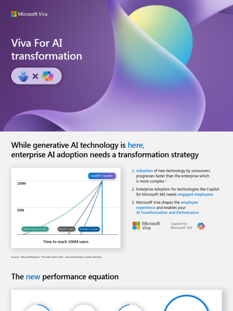Microsoft Viva for AI Transformation | PDF | Artificial Intelligence ...