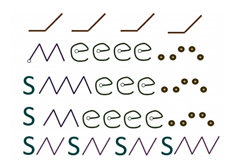 Dibujo Rítmico 1ro A Cuarto | PDF