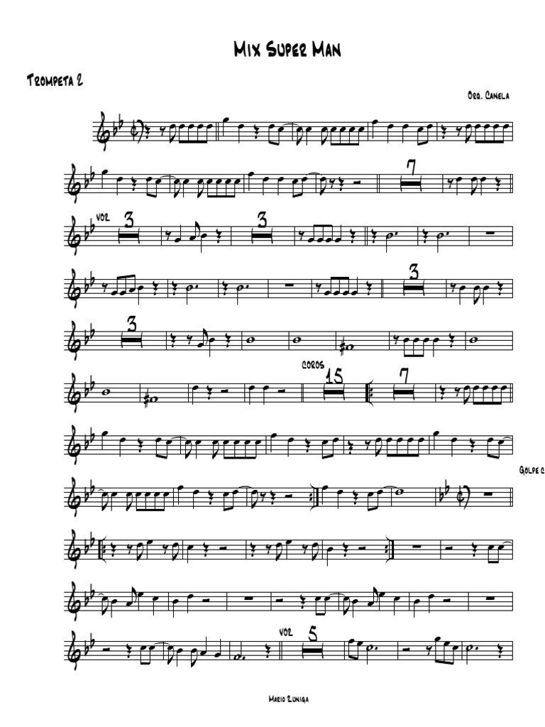 MIX SUPERMAN - Trumpet in BB 2 | PDF