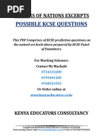 Geo Pp1 Kcse 2025 Top Prediction Cycles | PDF | Rock (Geology) | Coast