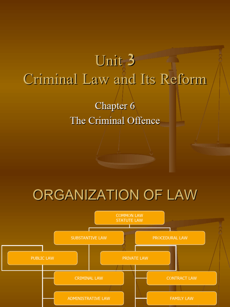 CH 6 Les 11 - Criminal Law | PDF | Crimes | Crime & Violence