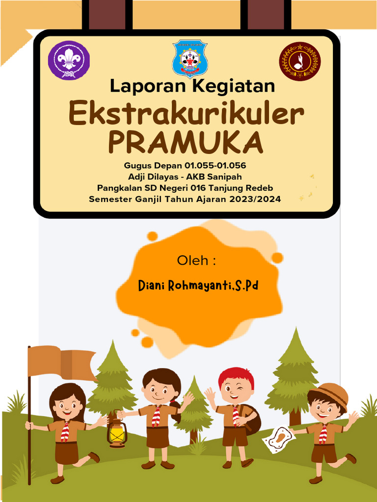 Laporan Kegiatan Ekstrakulikuler Pramuka Semester 1 2023-2024 | PDF | Karier & Perkembangan ...