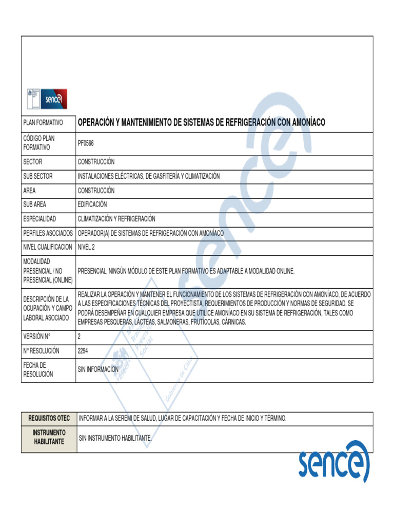 Operaci N y Mantenimiento de Sistemas de Refrigeraci N Con Amon Aco 16072024 | PDF ...