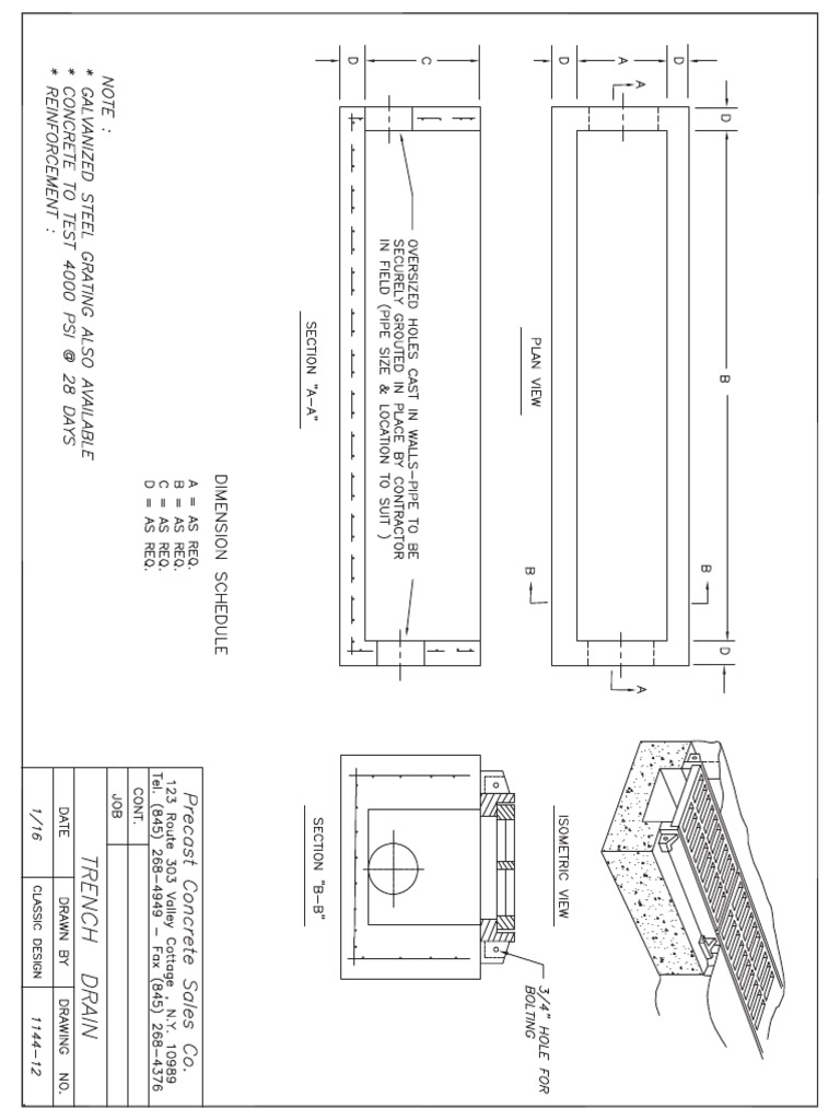 Trench Drain | PDF