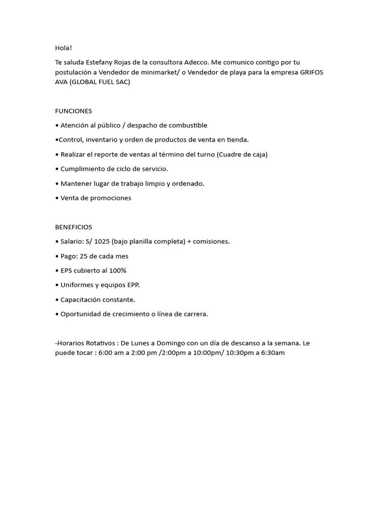 Numay - Perfil | PDF | Lima | Business