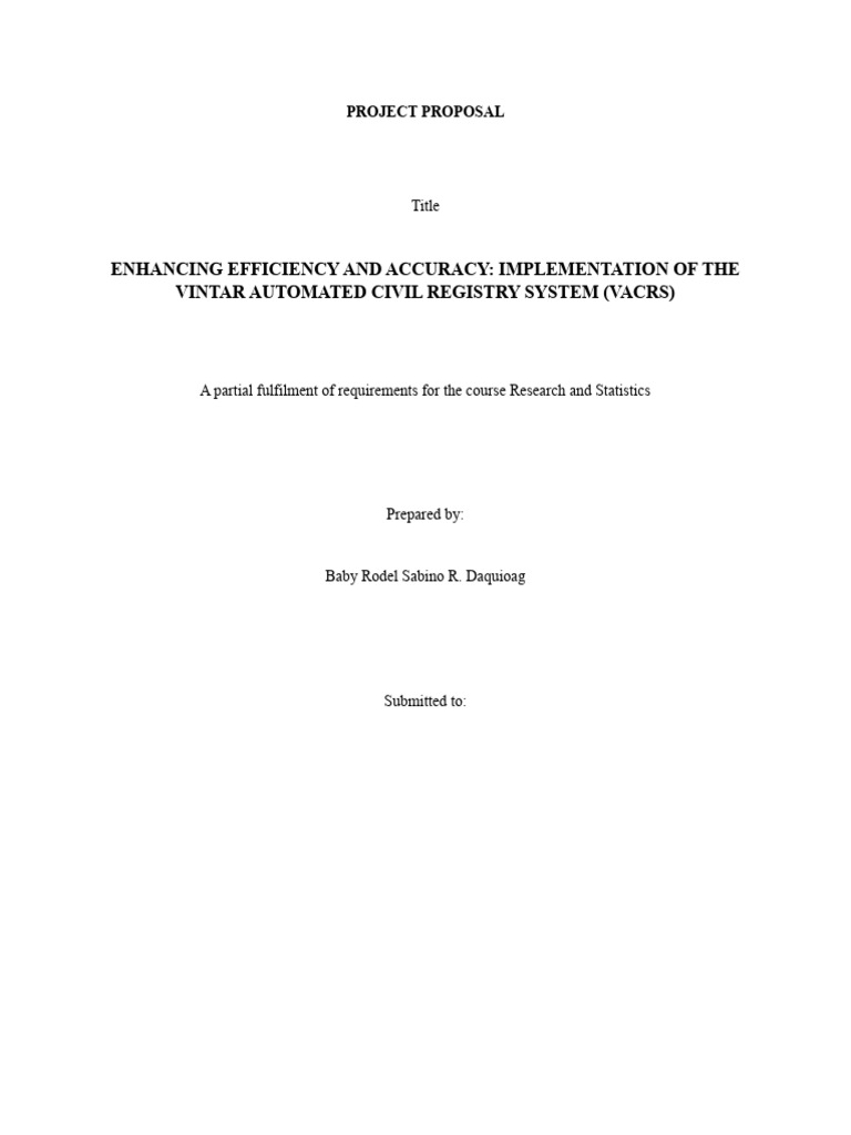 VACRS: Modernizing Civil Registry Systems | PDF | Computer Security ...