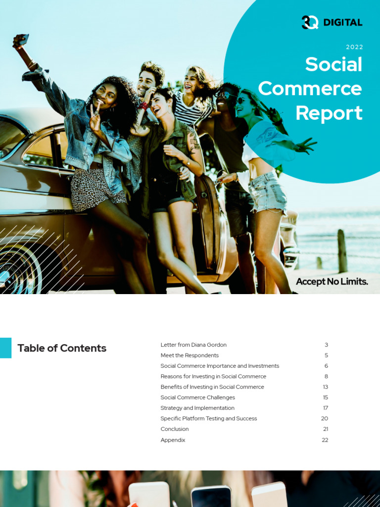 2022 Social Commerce Report 3Q Digital | PDF | E Commerce | Marketing