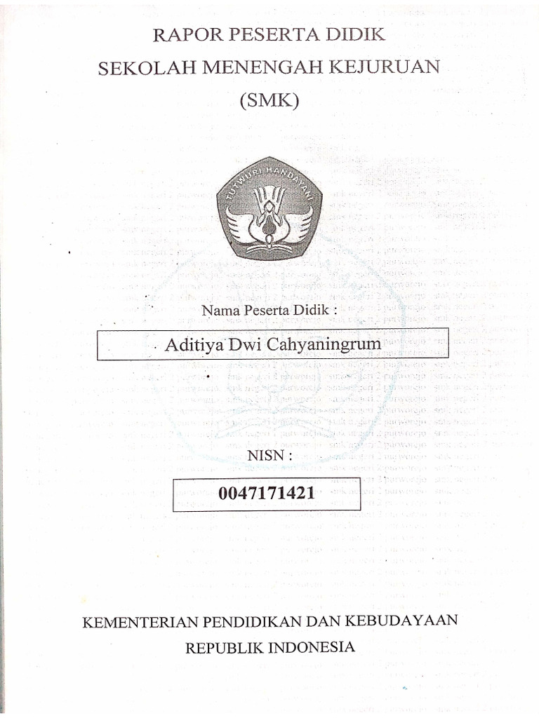 Aditiya Dwi Cahyaningrum XII AKL 1 | PDF