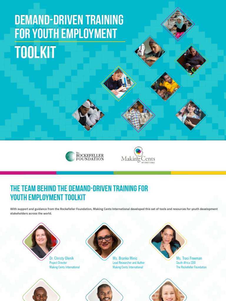 1 Demand-Driven Training For Youth Employment - Toolkit | PDF ...