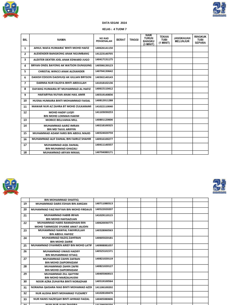 Tapak Data Segak 2024 | PDF