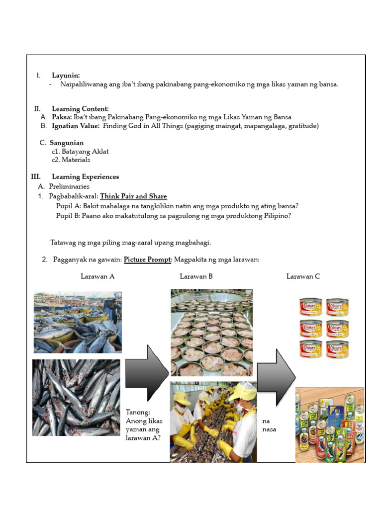 Pakinabang Pang Ekonomiko NG Bansa LP | PDF