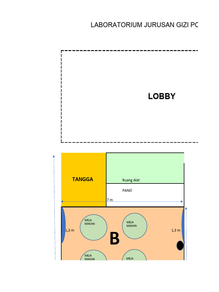 FIX Usulan Denah Lab GIZI 2023 - 9 Maret 2023 | PDF