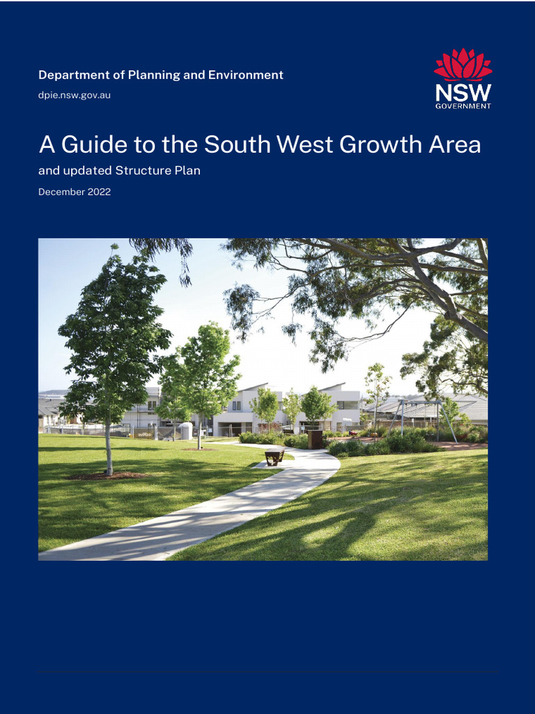 Guide To The South West Growth Area and Updated Structure Plan | PDF ...