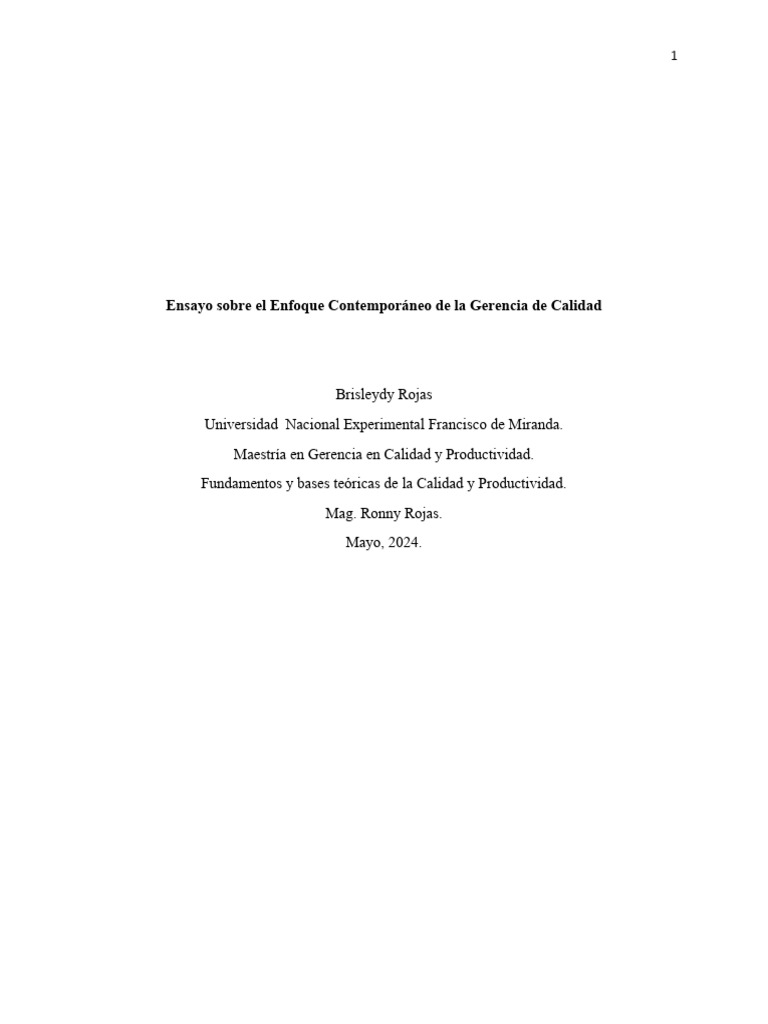 Ensayo II - para combinar | Descargar gratis PDF | Business | Producción y fabricación