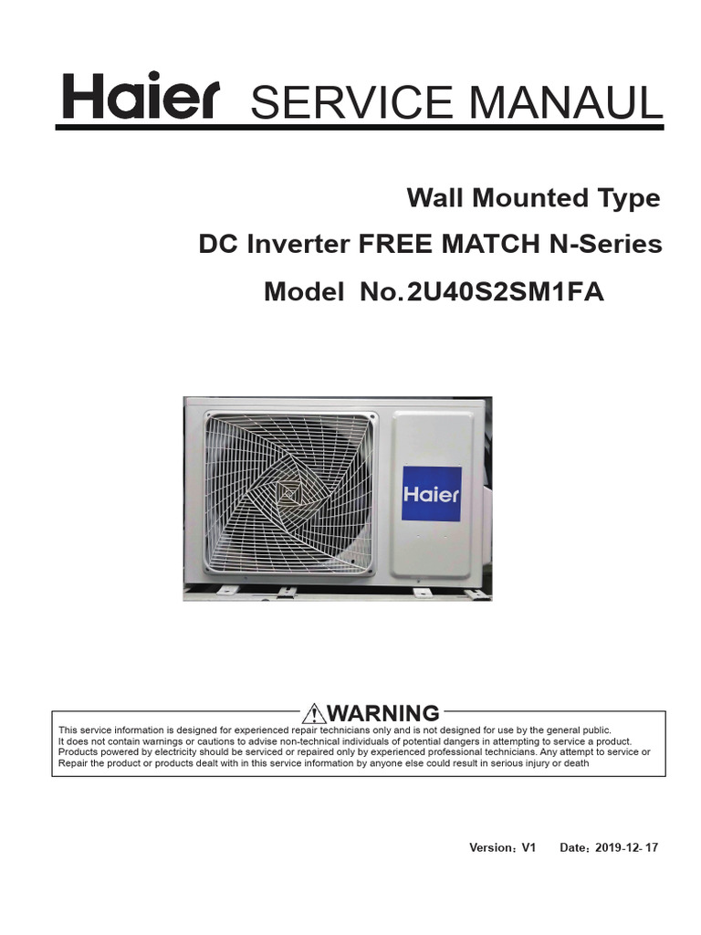 Haier N Series | PDF | Air Conditioning | Building Engineering