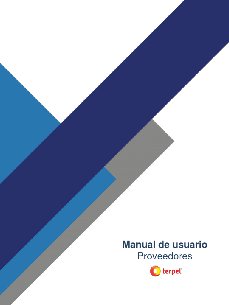 Manual Registro de Proveedores Terpel Col | PDF | Contraseña | Estado financiero