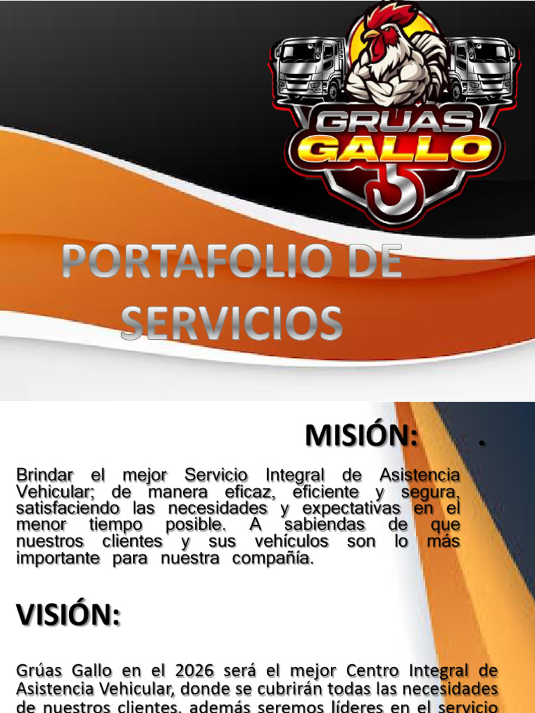 PORTAFOLIO DE SERVICIOS | PDF