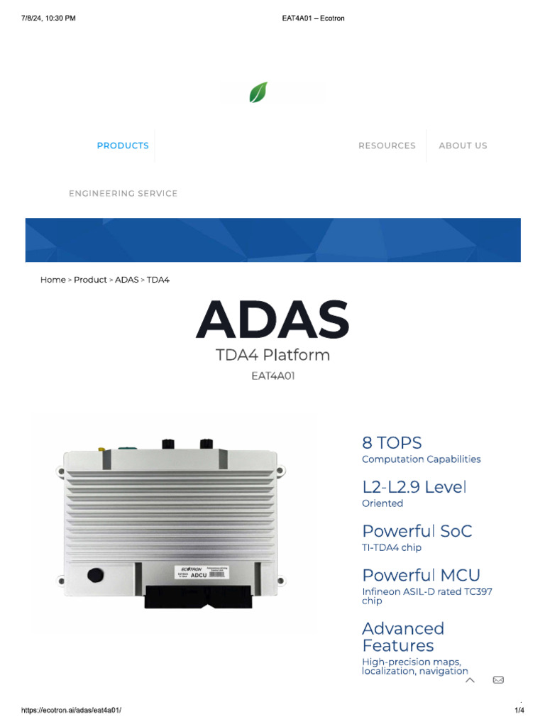 ADAS | PDF