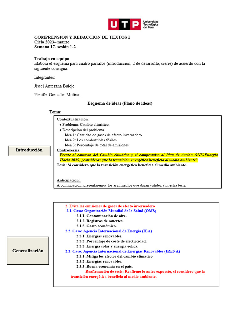 ESQUEMA DE GENERALIZACION Y CAUSALIDAD | Descargar gratis PDF | Energía ...