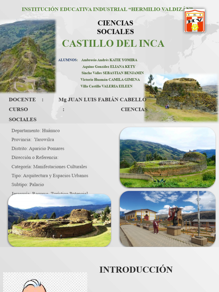 EL CASTILLO DEL INCA Trabajo de Eureka | PDF | Imperio Inca | Castillo