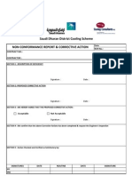 NCR Non Conformance Report Electrical Format Template | PDF | Engineering