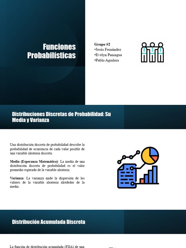 Presentación Funciones Probabilísticas | PDF | Distribución normal ...