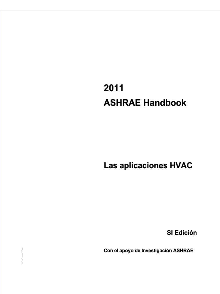 Ashrae 2011 | PDF | Refrigeración | Transferencia de calor