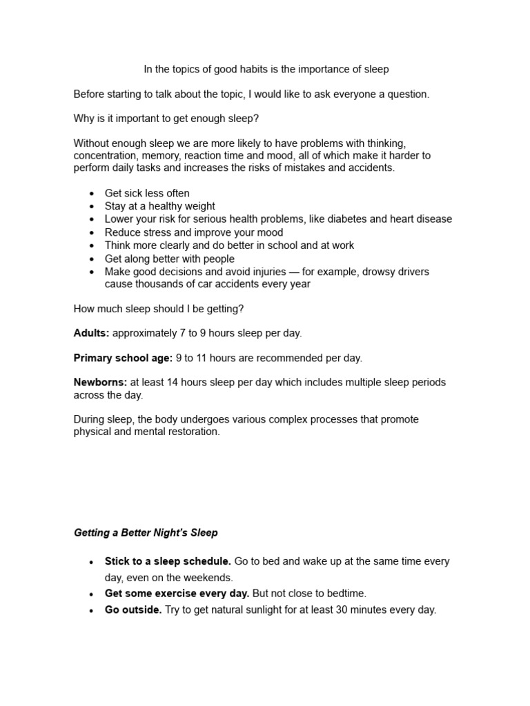 Sleep | PDF | Sleep | Determinants Of Health