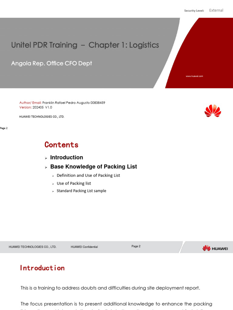 Chapter 1 - Logistics | PDF | Logistics | Cargo