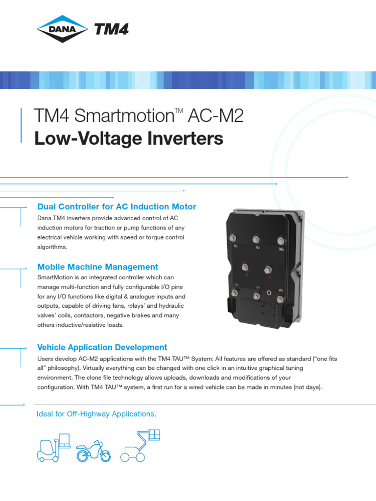 Spec Sheet Smartmotion 4 en | PDF | Electric Motor | Power Inverter