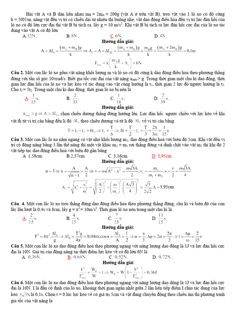 MOt SO BAi TAp Hay VA KhO PHN Dao DOng CO - Thuvienvatly.com - Ee4d5.48720 | PDF