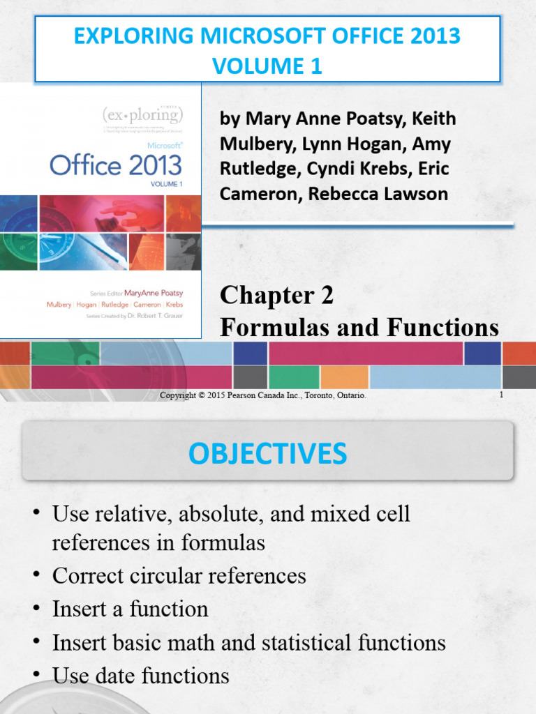 e02_powerpoints | PDF | Function (Mathematics) | Microsoft Excel