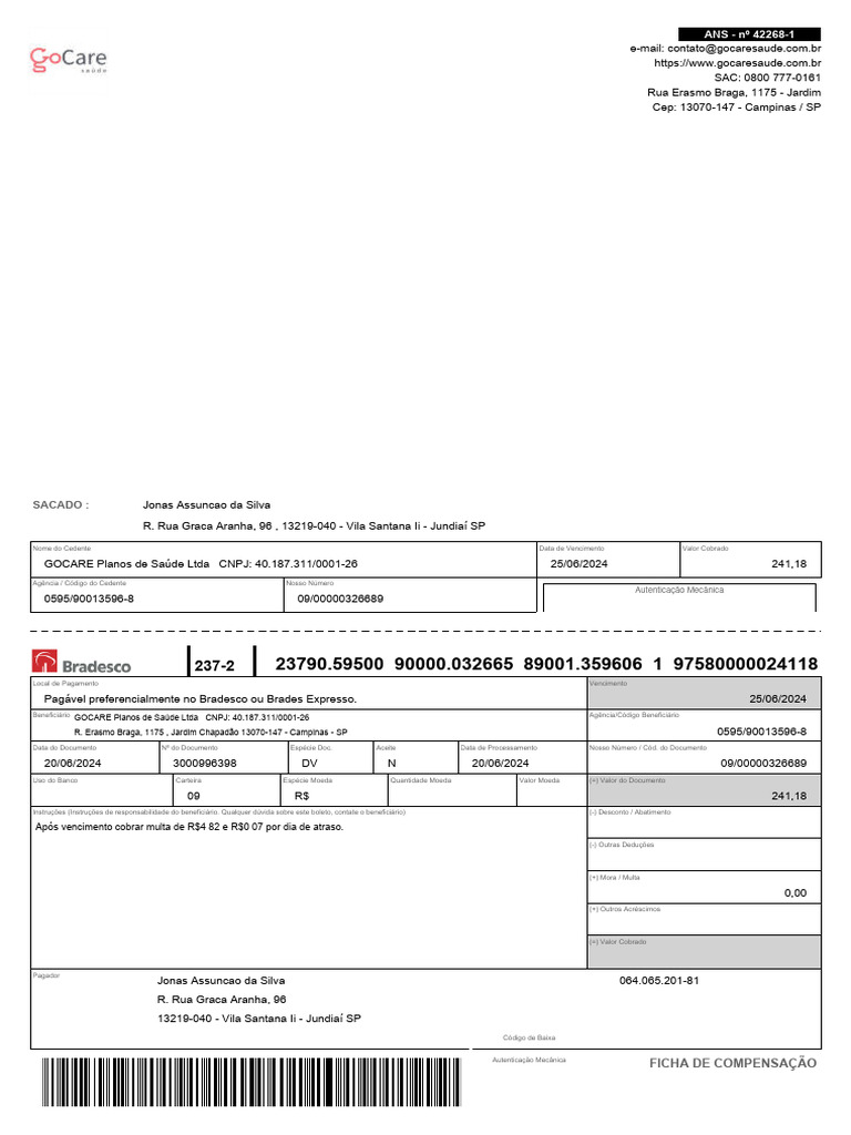 Boleto | PDF | Bancos | Brasil