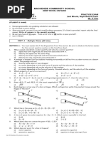 OMPT-D Test Contents | PDF | Function (Mathematics) | Equations