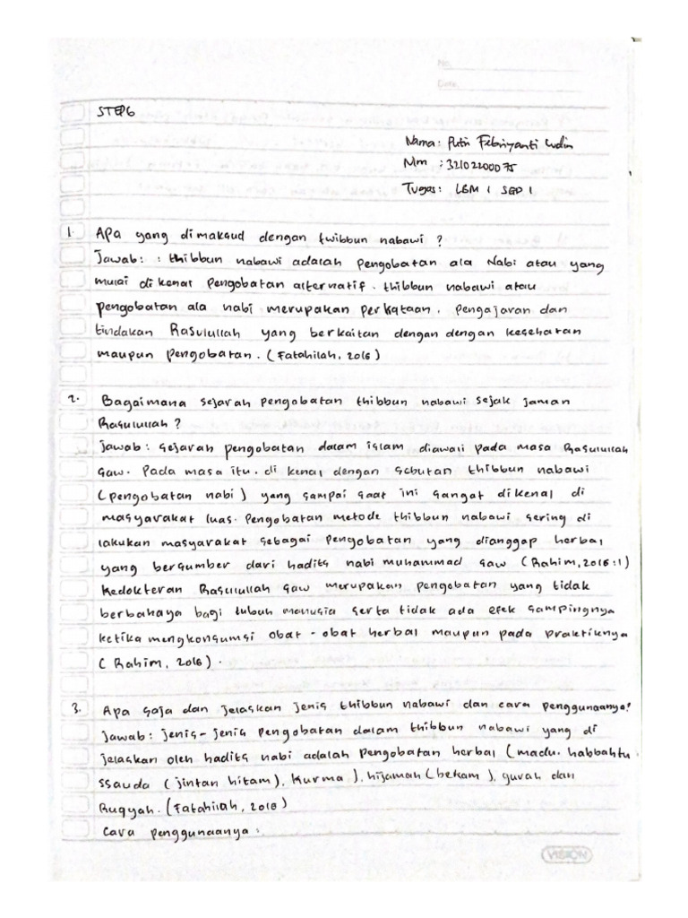 SGD 1 LBM 1 Twibbun Nabawi | PDF