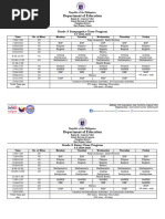 Class Program - S.Y. 2024-2025 Grade 1 | PDF | Behavior Modification | Learning