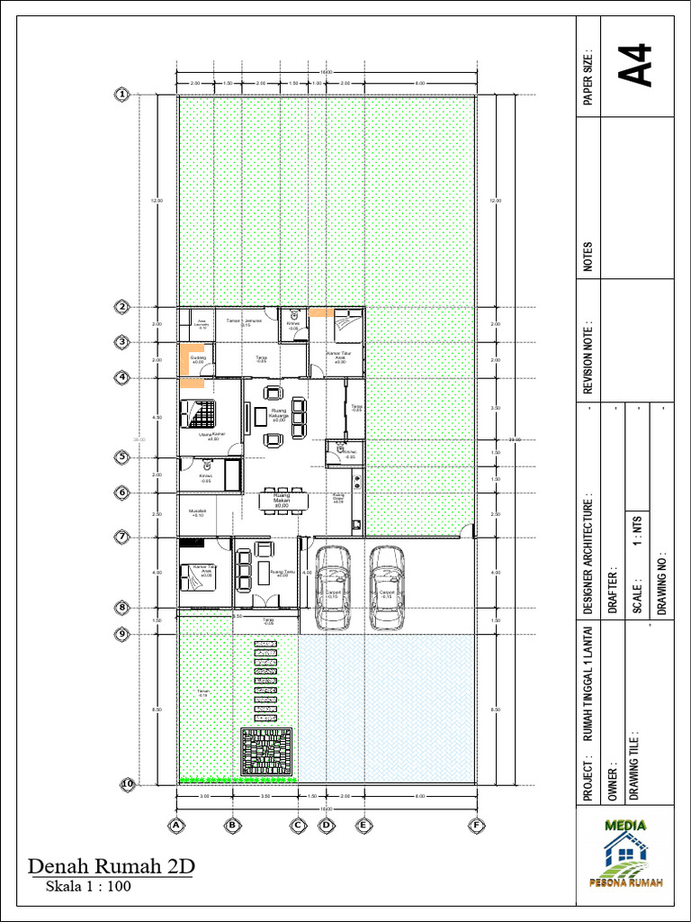 Tampak Denah | PDF | Book Publishing | Office Work