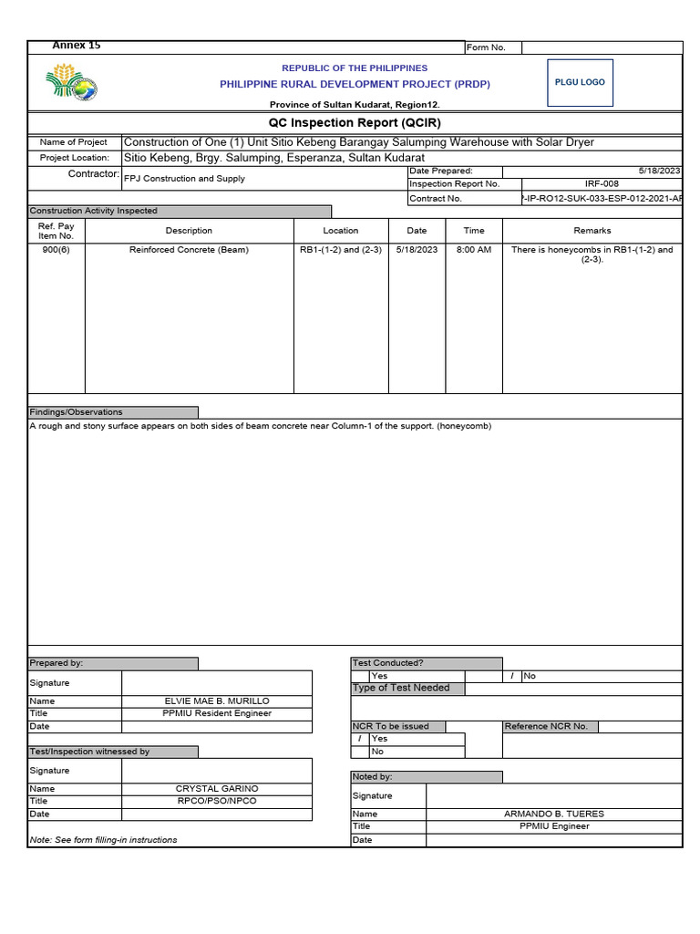 QC-Inspection-Report | PDF