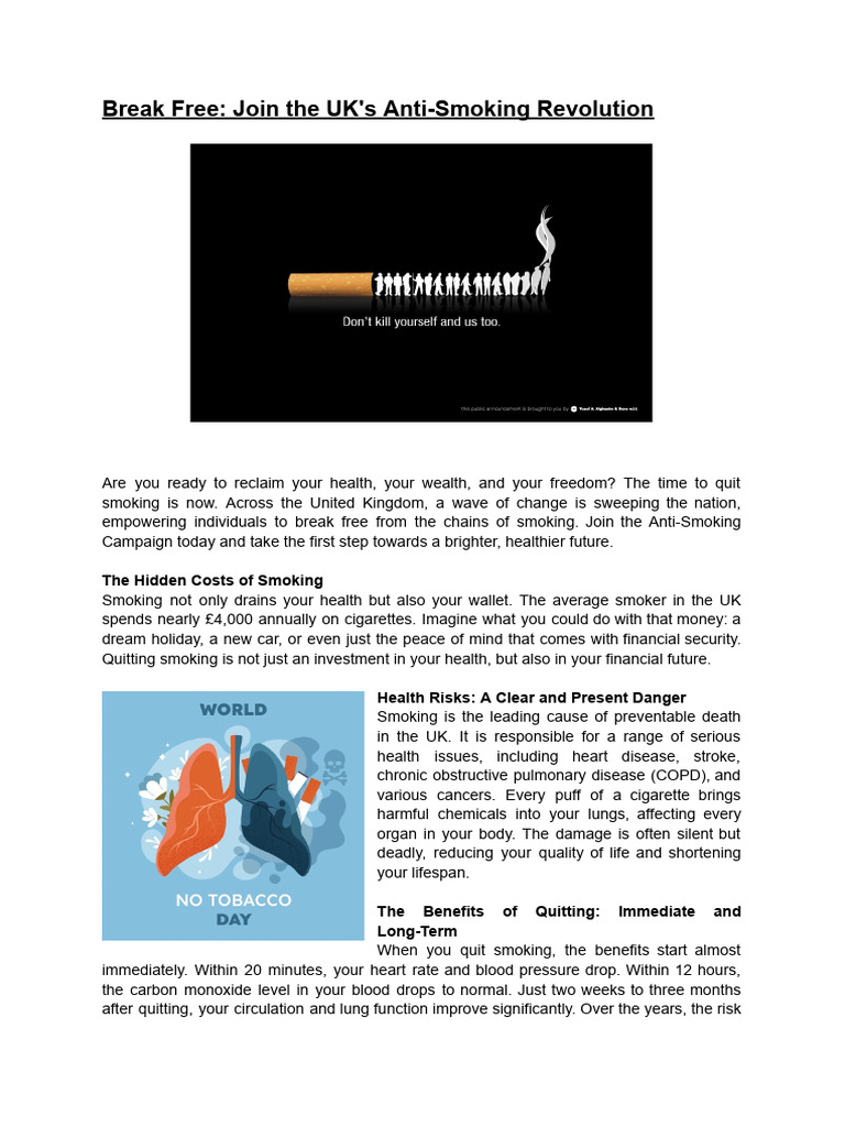 ADVERTISEMENT | PDF | Tobacco Smoking | Addiction