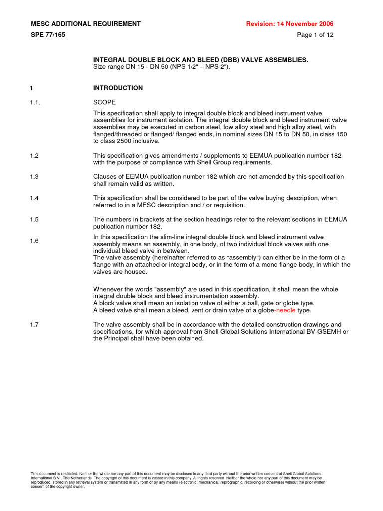 Spe 77-165 - 2006 | PDF | Pipe (Fluid Conveyance) | Valve