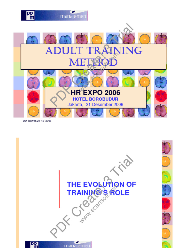Adult Training Method | PDF | Learning | Educational Technology