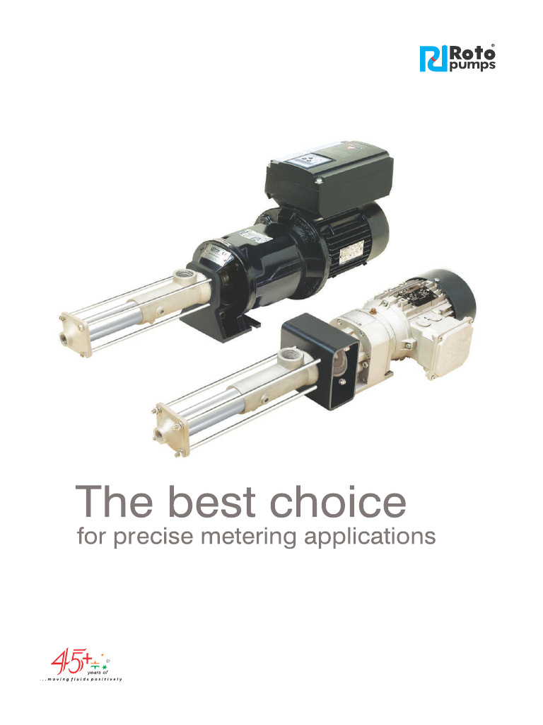 Dosing Pump RJ Series Brochure | PDF