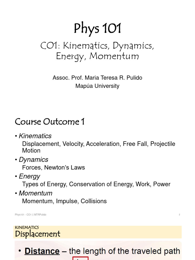Phys101 C01 | PDF | Momentum | Force