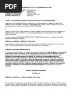 CCT Sintepav 2024-2025 | PDF | Hora extra | Salário