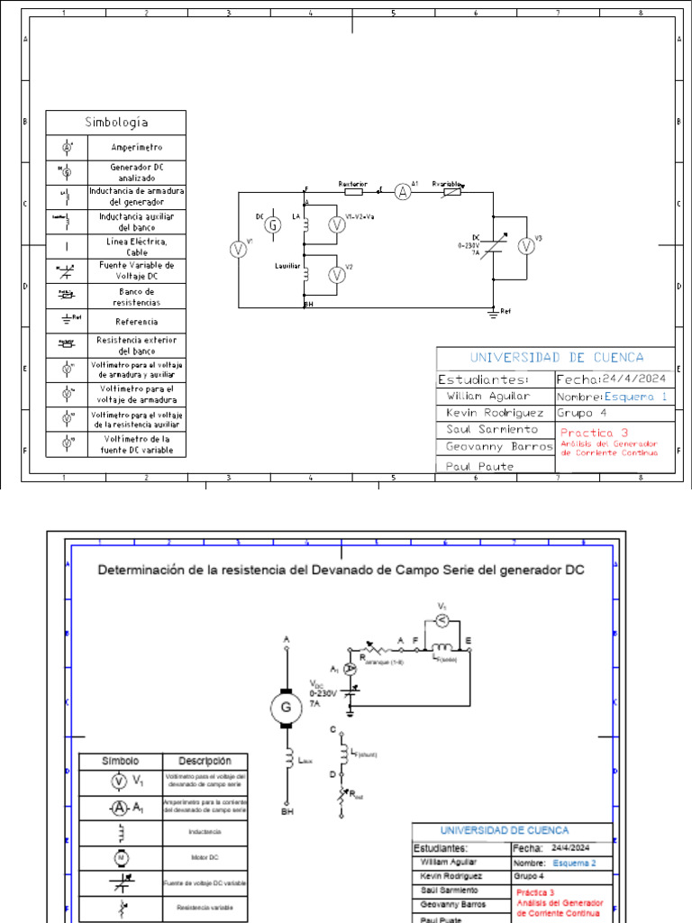 Esquemas Practica 3 | PDF | Metrología | Física Aplicada e Interdisciplinaria