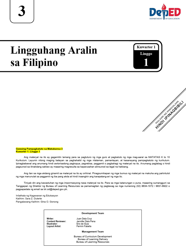 Lesson Exemplar Template Filipino Version_2 | PDF Lesson Exemplar Template Filipino Version_2 | PDF