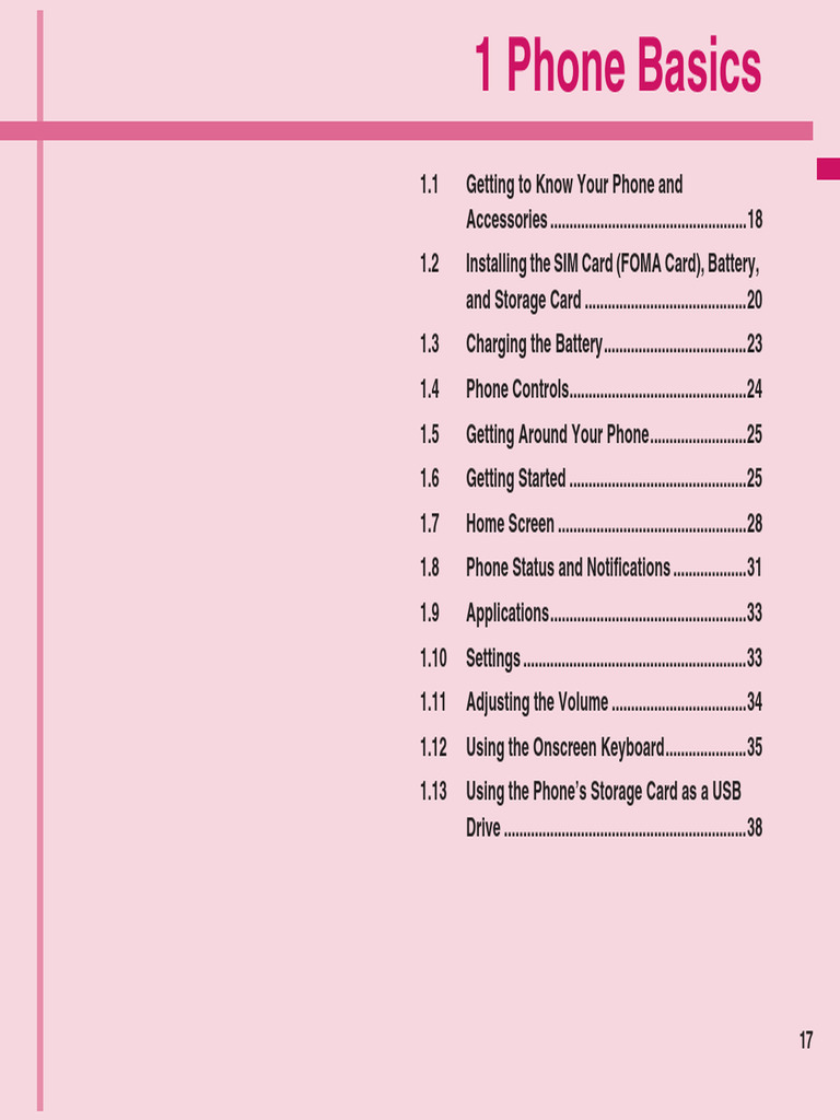 1 Phone Basics | PDF | Icon (Computing) | Telephone